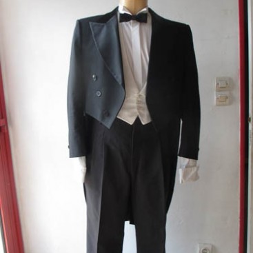 Habit à redingote de gentleman 1850 - costume sur seine